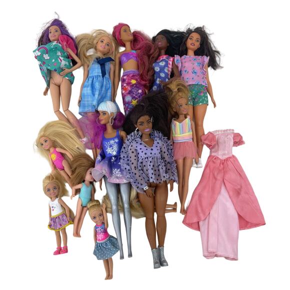 Mattel | Toys | Mixed Loose Lot Mattel Barbie Others Stacey Friends ...